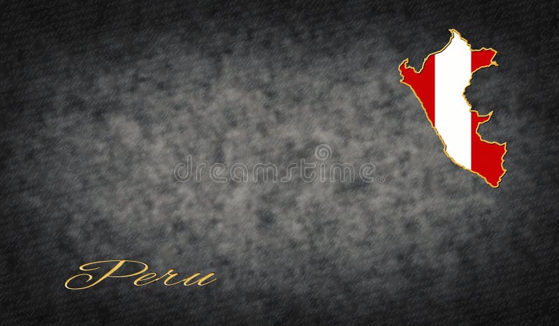 Peru Symbols, Map of Peru stock photo. Image of tourism - 338529646