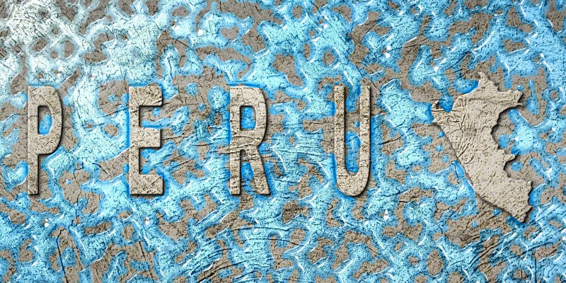 Peru Water Management Concept Stock Illustration - Illustration of ...