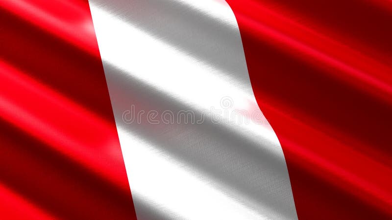 Peru - Waving Flag - 3D 4k Animation Stock Video - Video of ...