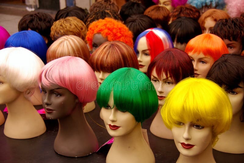 Peruca imagem de stock. Imagem de modelos, mercado, vitalidade - 7271323