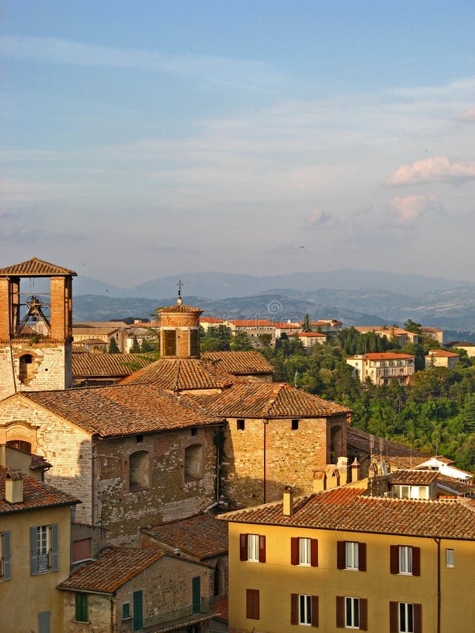 Perugia 03 stock photo. Image of countryside, historical - 47787022