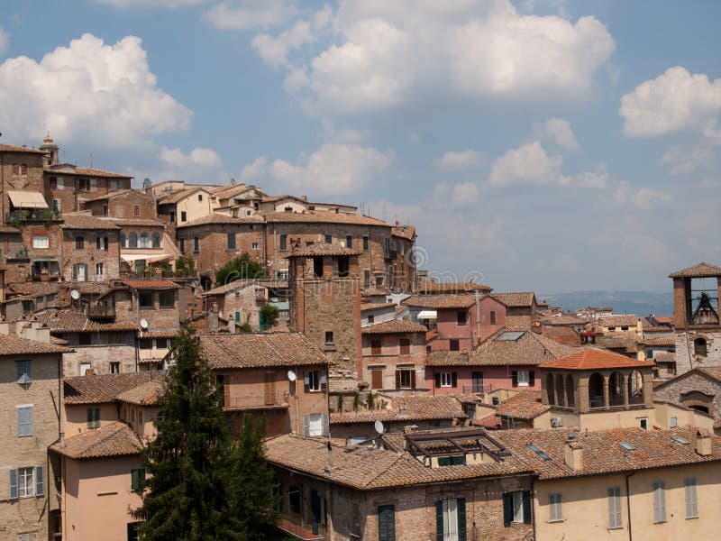 Perugia-Italia imagen de archivo. Imagen de italia, edificio - 27675521
