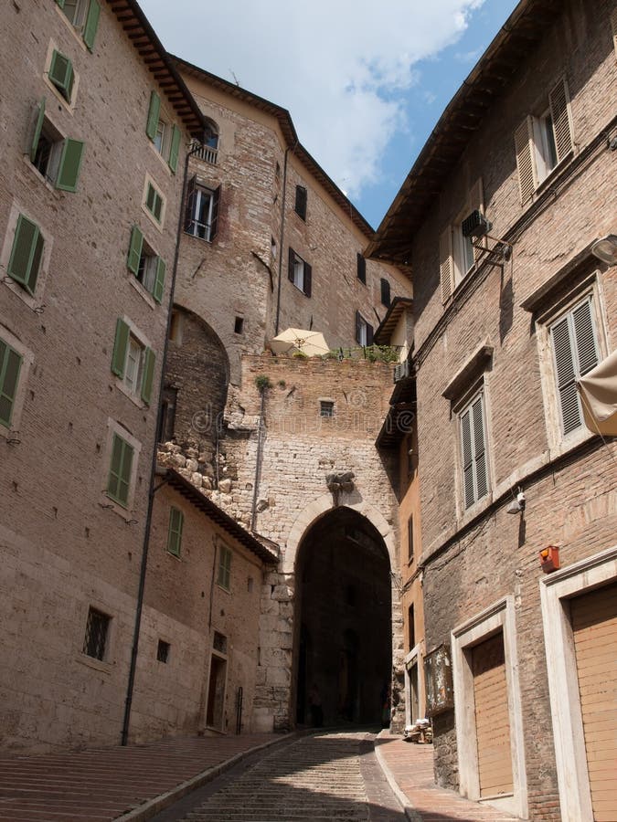 Perugia-Italy stock image. Image of building, roof, city - 27675385