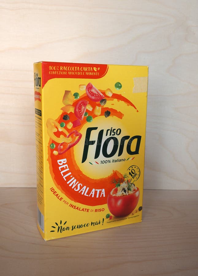 PERUGIA - JUL 2020: Riso Flora Rice Packet Editorial Image - Image of ...