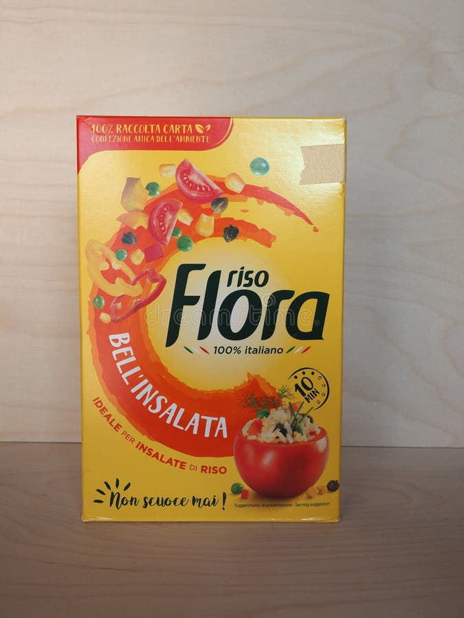 PERUGIA - JUL 2020: Riso Flora Rice Packet Editorial Photo - Image of ...