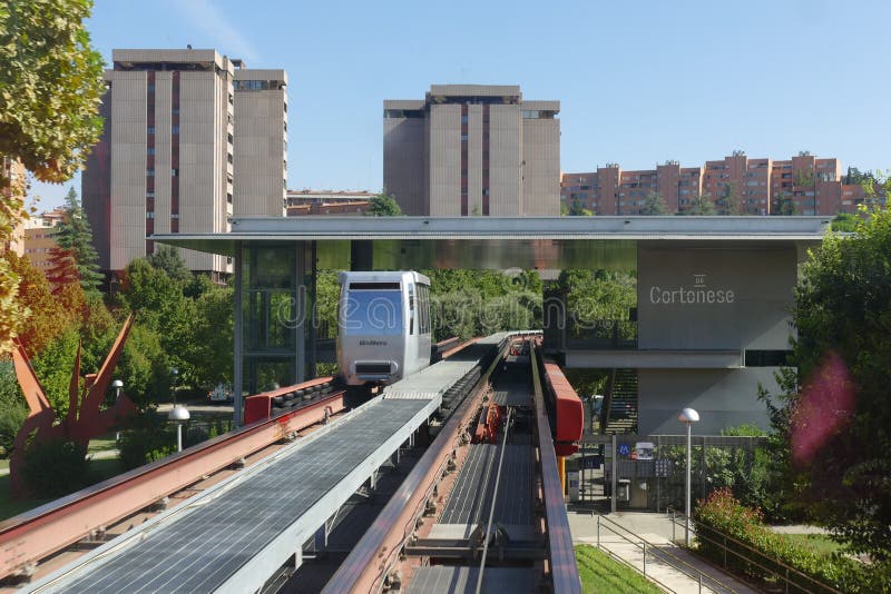 Perugia Minimetro stock photo. Image of bridge, station - 166326644