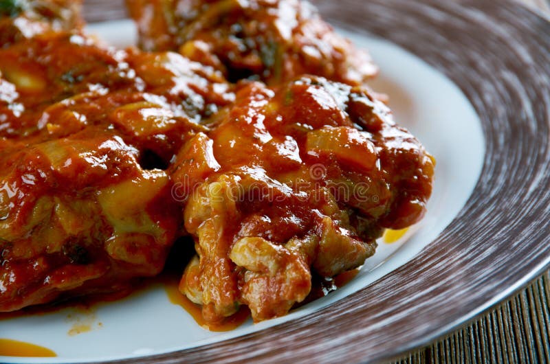 Peruvian adobo chicken stock photo. Image of chicken - 72050172