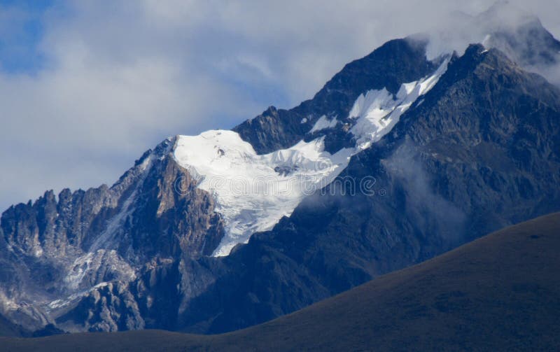 Peruvian Andes stock image. Image of mountains, valley - 154987203