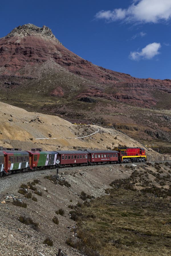 Peruvian Central Railroad editorial stock image. Image of railroad ...