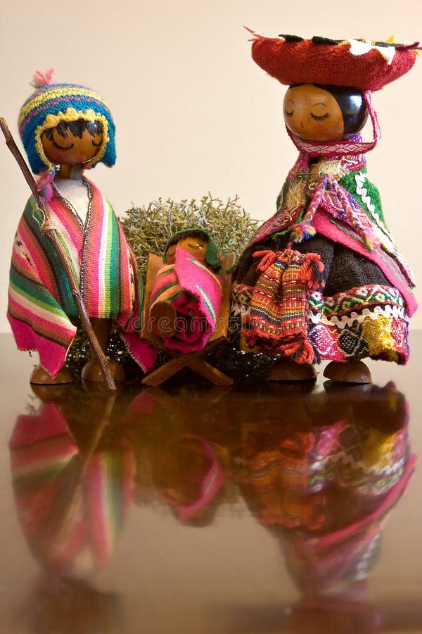 Peruvian christmas stock photo. Image of crib, mary, figures - 7081916