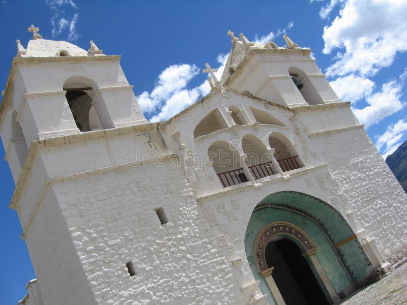 Peruvian Church stock image. Image of white, church, typical - 9312361