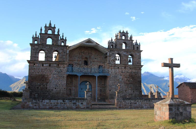 Peruvian Church stock image. Image of white, church, typical - 9312361
