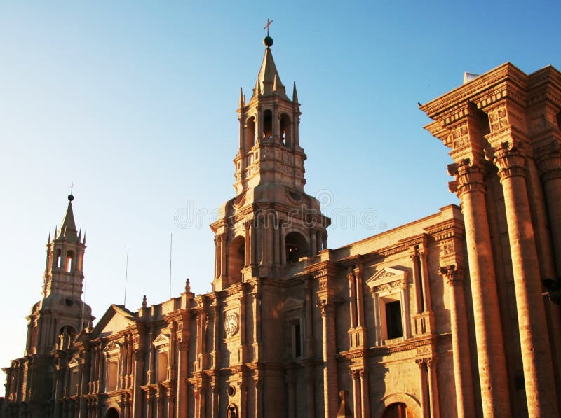 Peruvian city Arequipa stock photo. Image of city, street - 54184900