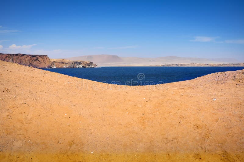 Peruvian coastline stock image. Image of beach, famous - 16722055