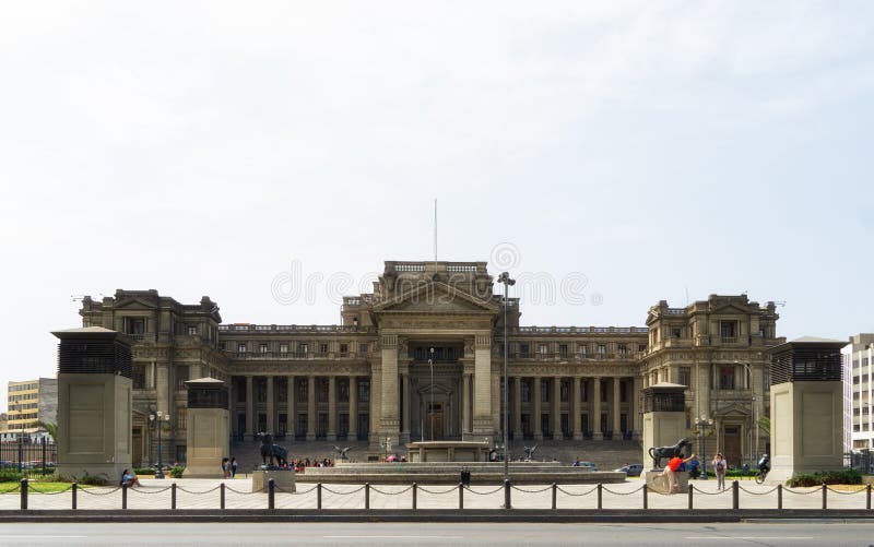 Peruvian Courthouse in Lima, Peru Editorial Stock Image - Image of ...