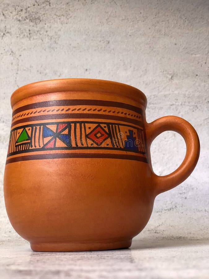 Peruvian Craft, Ceramic Cup, Souvenir Stock Photo - Image of ethnic ...