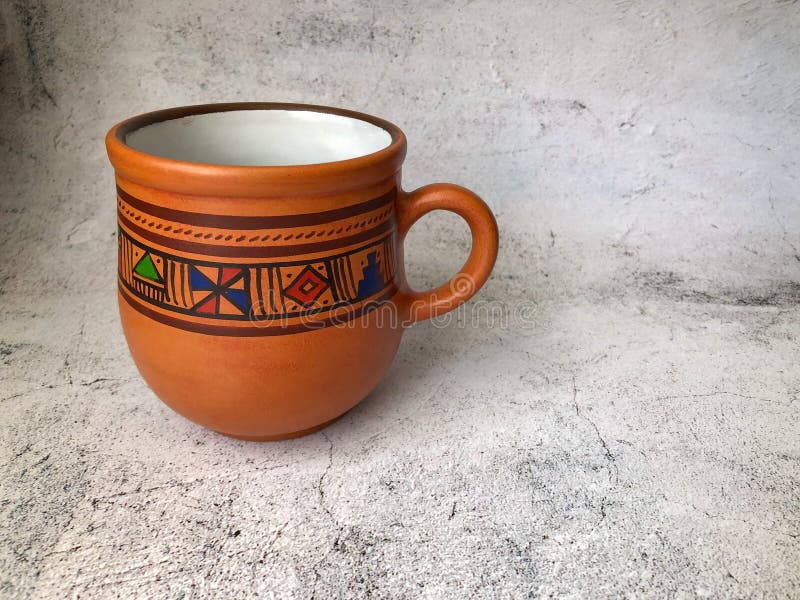 Peruvian Craft, Ceramic Cup, Souvenir Stock Image - Image of souvenir ...