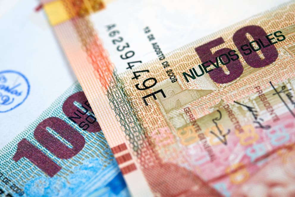 Peruvian Currency stock photo. Image of close, peruvian - 33033042