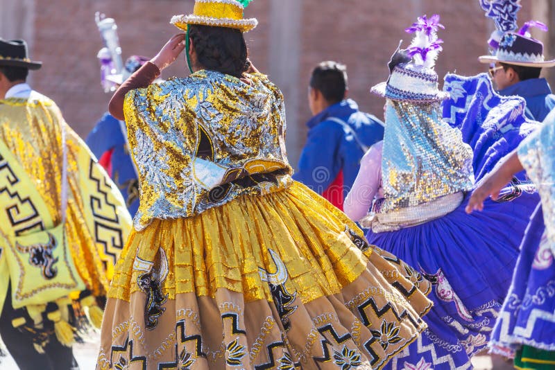 Peruvian dance editorial photo. Image of party, candelaria - 205410321