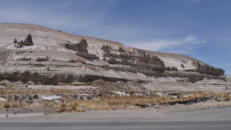Peruvian Desert Plain with Mountainous Backdrop Stock Photo - Image of ...