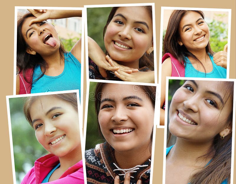 Peruvian Female Collage stock photo. Image of people - 94950220