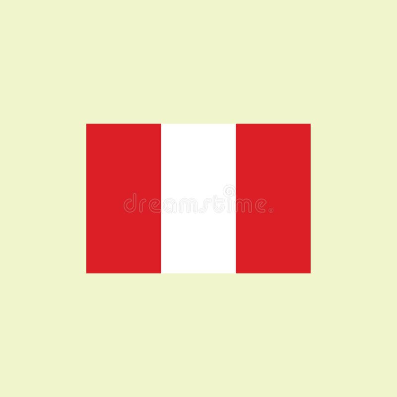 The Peruvian Flag Logo Icon Stock Vector - Illustration of flag, label ...