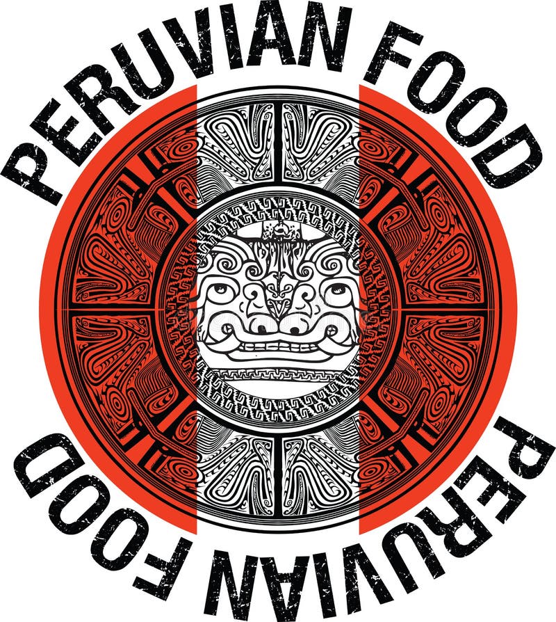 Peruvian food illustration stock vector. Illustration of culture - 47434861