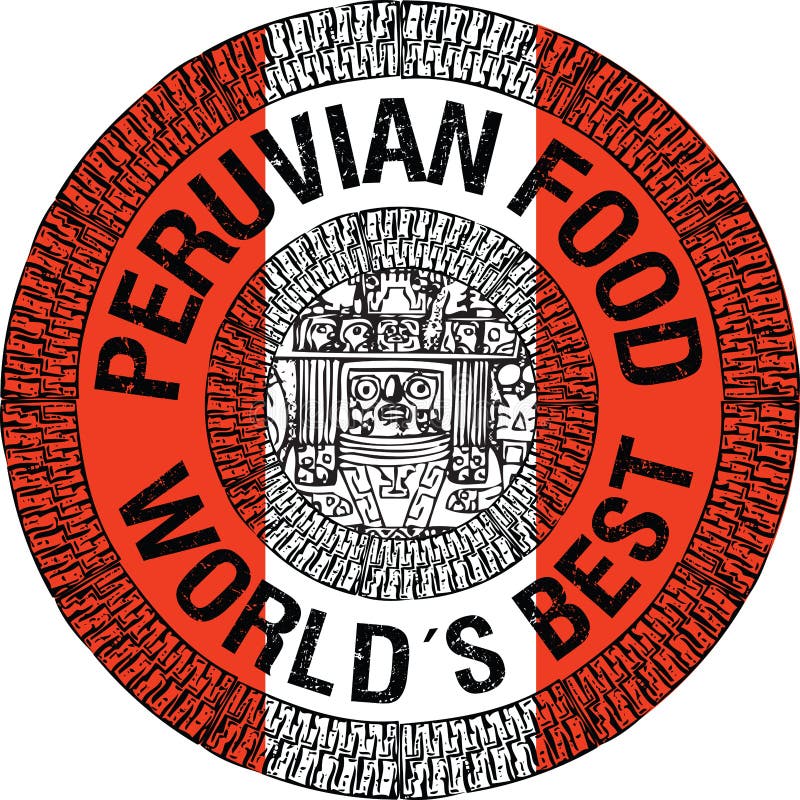 Peruvian food illustration stock vector. Illustration of inca - 47435171