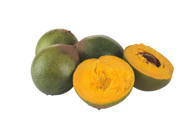 Peruvian Fruit Called Lucuma Stock Image - Image of color, popular ...