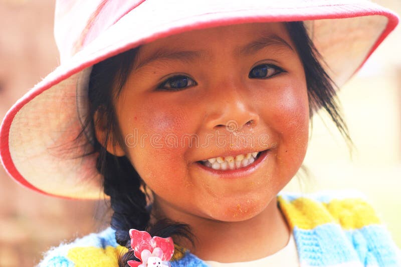 Peruvian girl editorial image. Image of aymara, rural - 54826580
