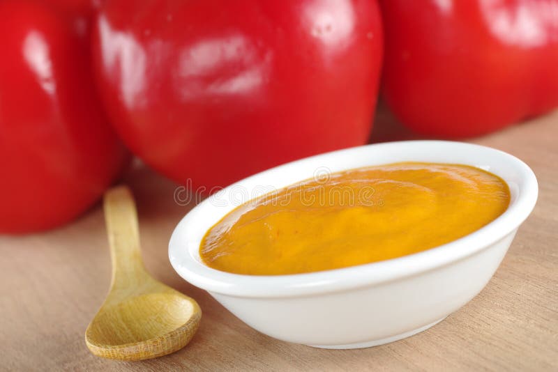 Peruvian Hot Sauce Made of Rocoto Stock Image - Image of color, rocoto ...