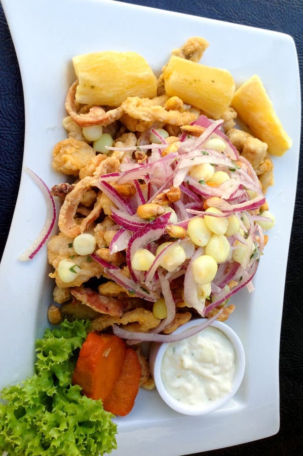 Peruvian lunch stock image. Image of cuisine, gourmet - 34584667