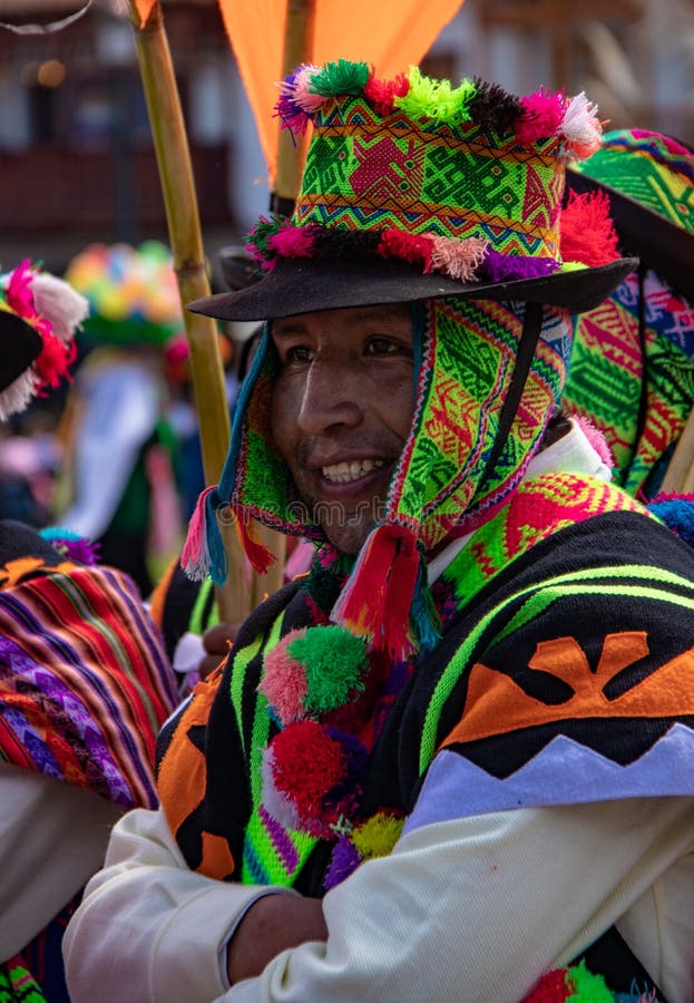 A Peruvian Man in Cusco editorial image. Image of clothes - 146950730