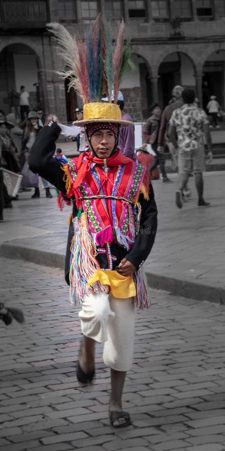 A Peruvian Man in Cusco editorial photo. Image of clothes - 146951656