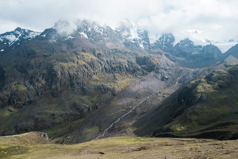 Peruvian Mountains Landscape Stock Image - Image of travel, peak: 132598503