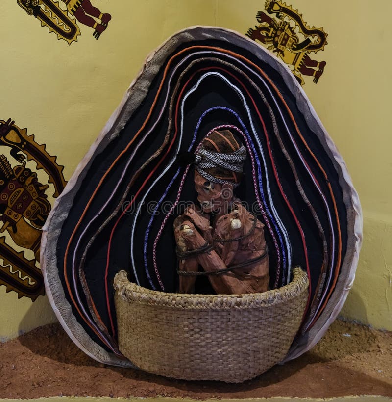 Peruvian Mummy. Inca. editorial stock image. Image of incas - 113746074