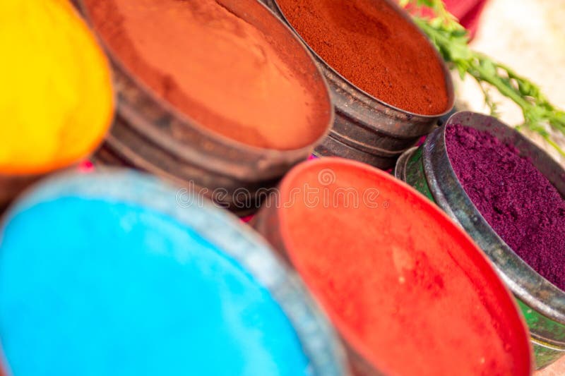 Peruvian Native Dye stock image. Image of colored, powder - 306087729