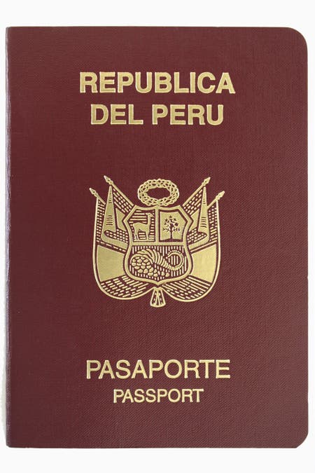 Peruvian Passport stock image. Image of single, card - 11855097