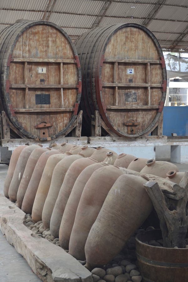 Peruvian Pisco and Wine Production, Ica, Peru Stock Image - Image of ...