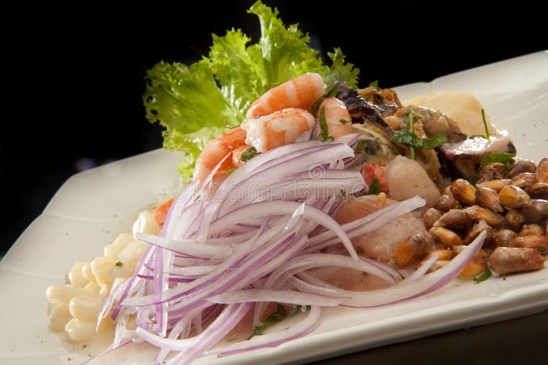 Peruvian Shrimp Ceviche stock photo. Image of peruvian - 20322458