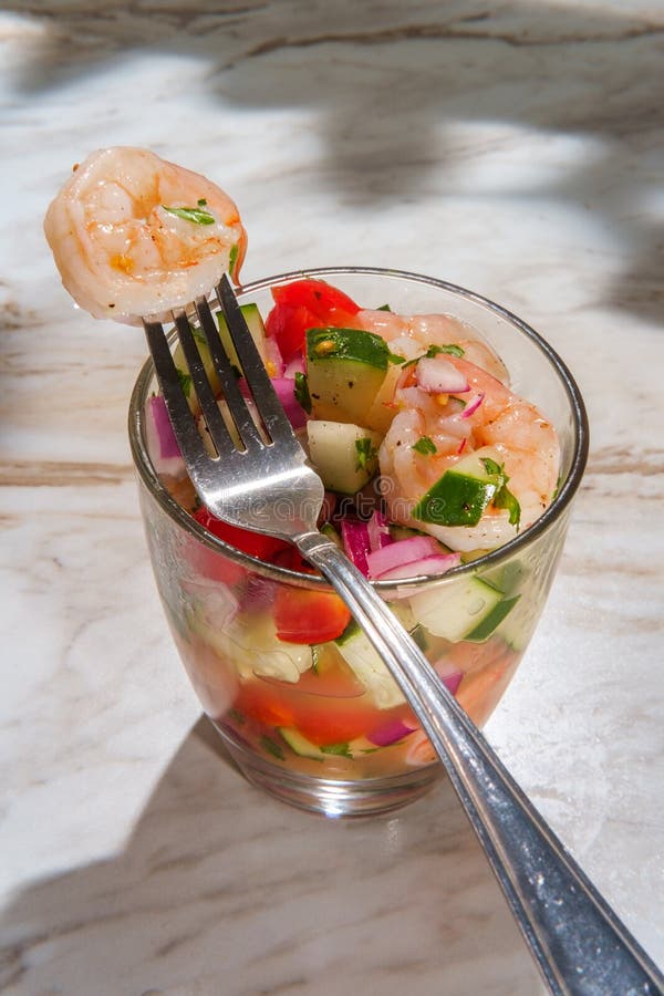 Peruvian Shrimp Ceviche stock image. Image of healthyeating - 192600695
