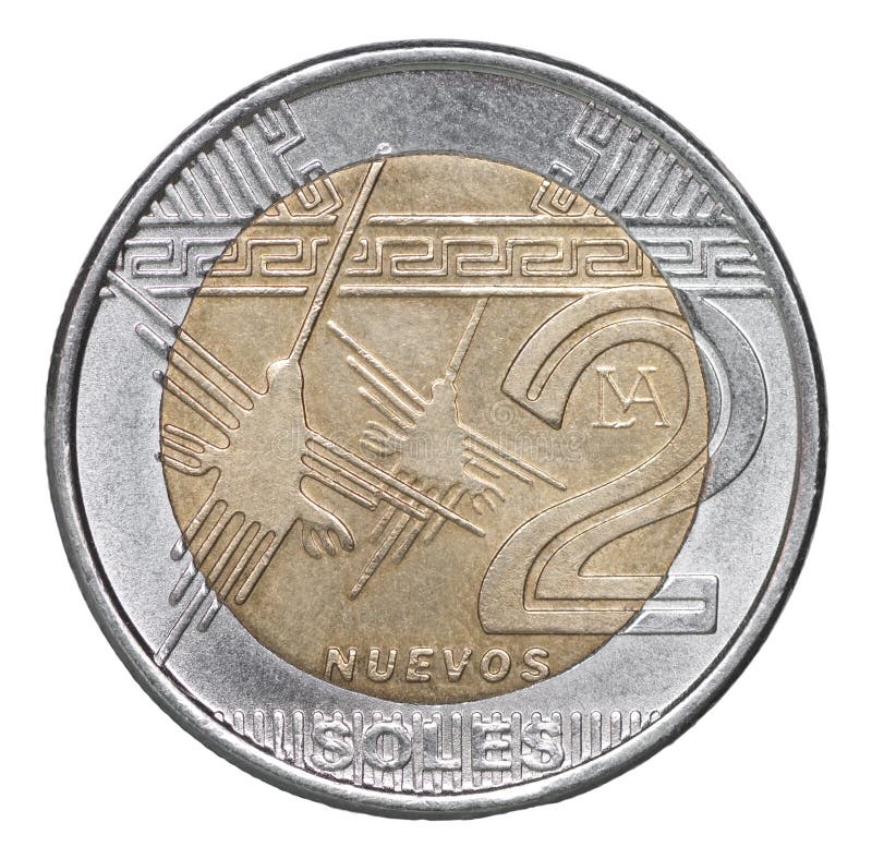 Peruvian soles coin stock photo. Image of centimos, background - 107572338