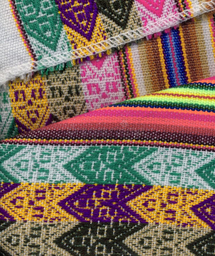 Peruvian textil stock photo. Image of aztec, group, craft - 10183644