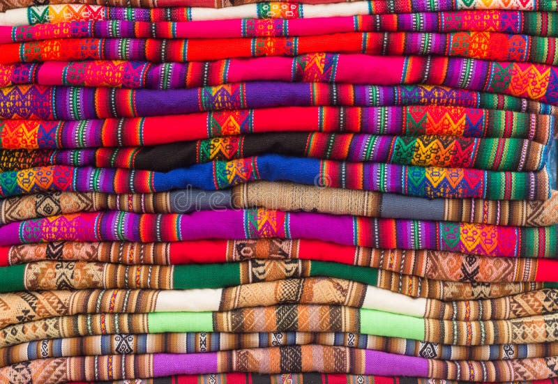Peruvian Textile Background Stock Photo - Image of latin, collection ...