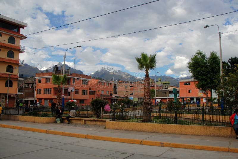 The Peruvian Village of Huaraz Editorial Stock Photo - Image of ...