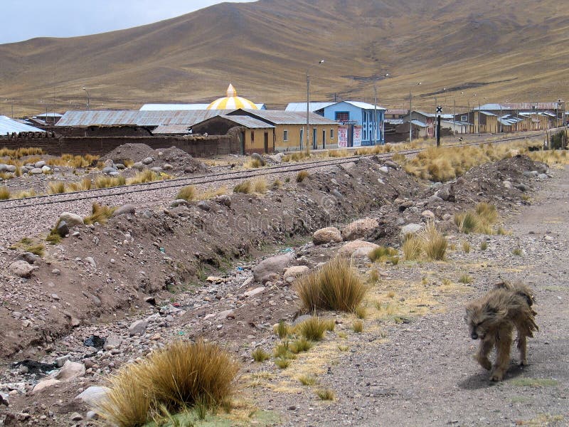 Peruvian Village in Wilderness Stock Photo - Image of south, village ...