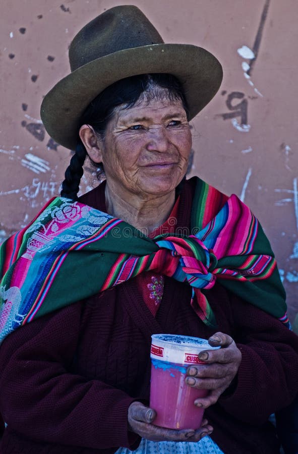 Peruvian woman editorial image. Image of portrait, cusco - 20700360