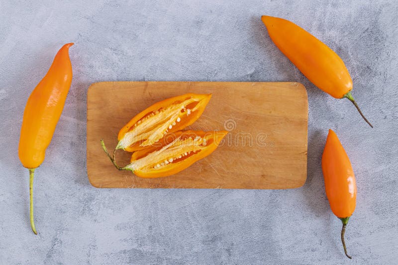 Peruvian yellow pepper. stock photo. Image of aromatic - 175647906