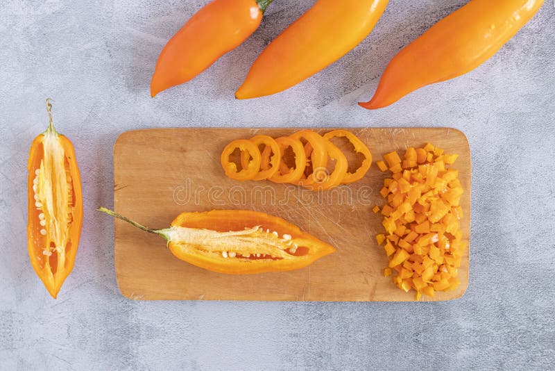 Peruvian yellow pepper. stock image. Image of pepper - 175648495