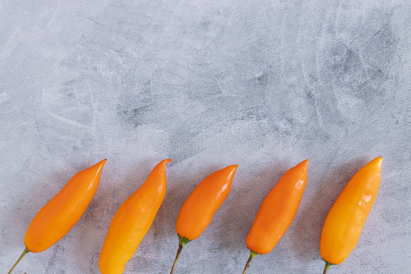 Peruvian Yellow Pepper. Yellow Pepper Used in Peruvian Kitchen Stock ...